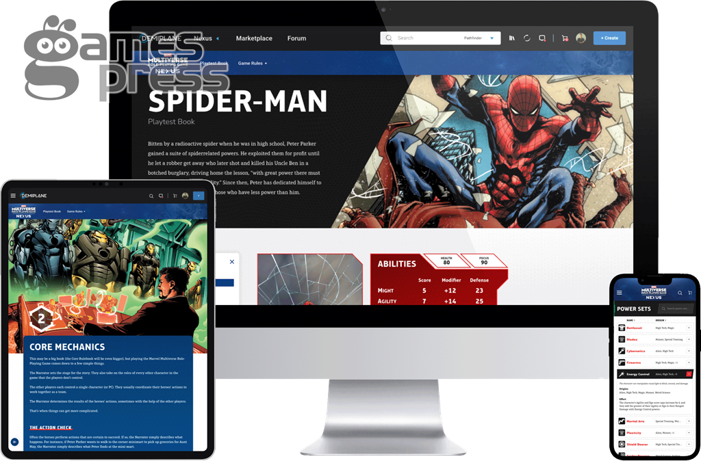 Marvel Multiverse Game NEXUS: Marvel’s New Tabletop Digital RPG