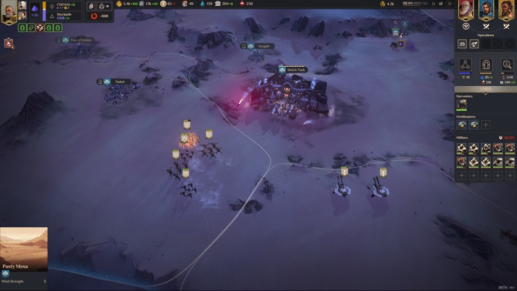 Dune: Spice Wars Imperial House Corrino Faction now playable